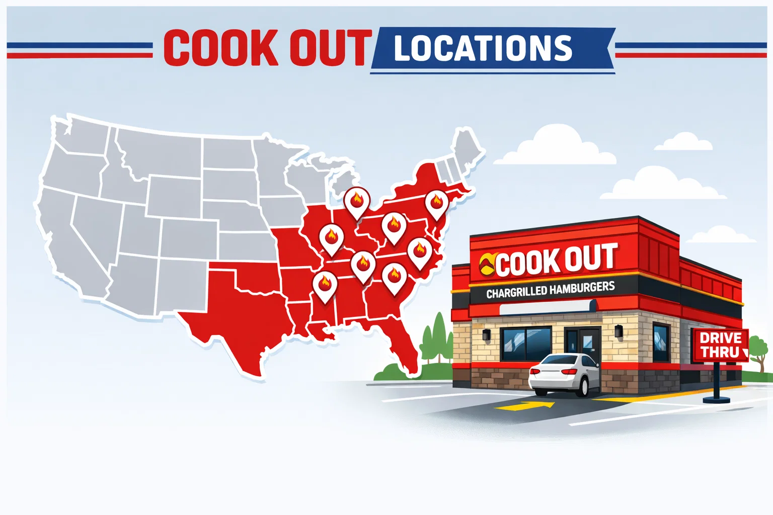 Cookout Locations Near Me (2026) | Hours & Map Finder